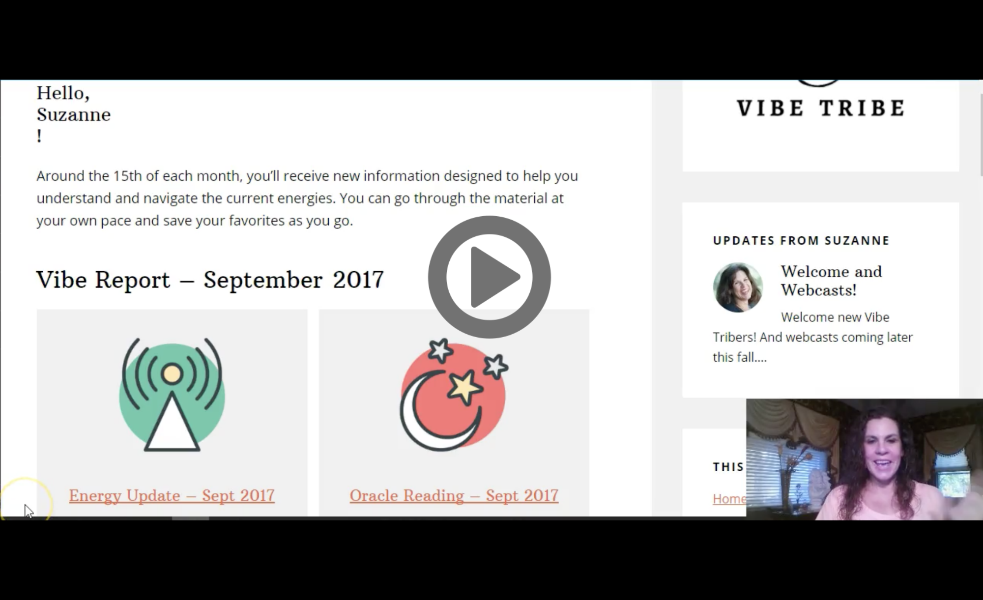 Sneak Peek Video: Virtual Tour of VIBE Membership Benefits - Suzanne ...