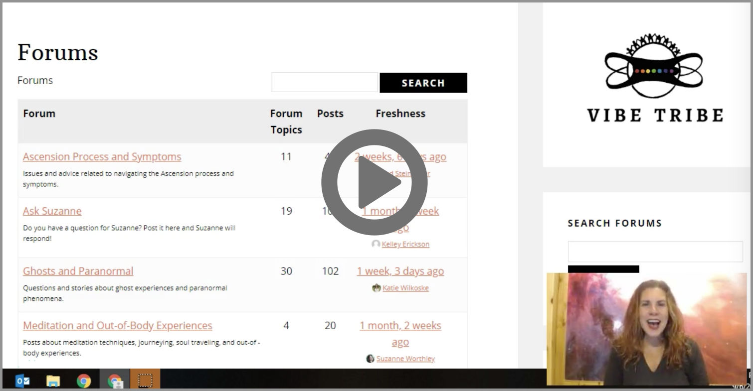 Sneak Peek Video: Virtual Tour of Vibe Tribe - Suzanne Worthley